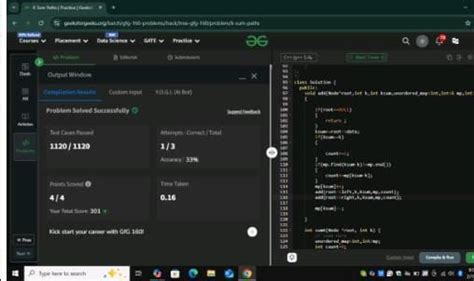geekstreak2025 binarytree pathsum codingchallenge algorithms