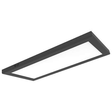 satco® blink pro led 48 cct 47w 120 277v rect surface mount black
