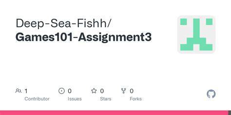Github Deep Sea Fishh Games Assignment