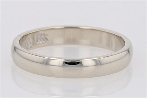 3mm Polished Classic Wedding Band Ring 14k White Gold 231 Grams Size 475