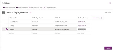 Build Form And Connect To Table Data In Power Apps Crmonce