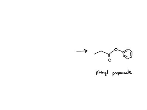 Solved 13 Draw Structural Diagrams To Show An Esterification Reaction To Produce Phenyl