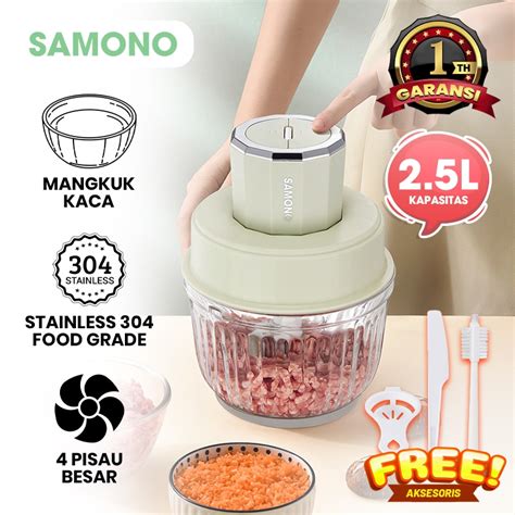 Jual Samono Food Chopper Multifungsi Food Processor 25 Liter Daya Kuat