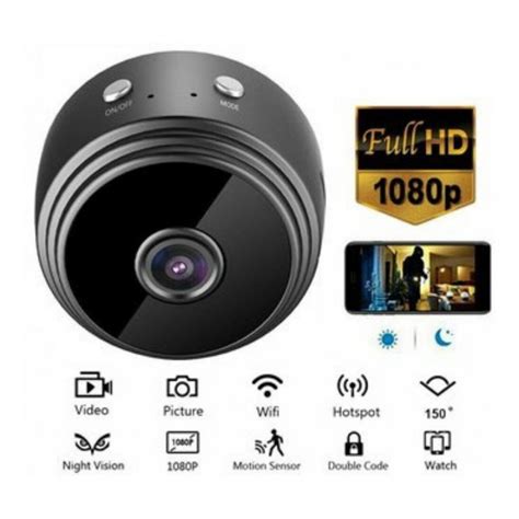 Mini Camara Espia Iman Inalambrica Ip Wifi Full Hd 1080p