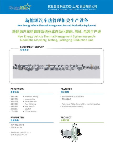 Plc Automated Thermal Management System Assembly Line For Evs