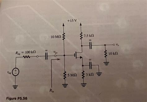 Solved 556 Figure P556 Shows A Discrete Circuit
