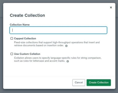 How To Create A Database And Add A Collection With Mongodb Gui Compass Techrepublic