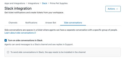 Configuring The Slack For Zendesk Support Integration Zendesk Help