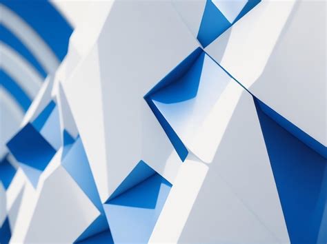 Dynamics Of Shapes Abstract Geometric Composition Premium Ai Generated Image