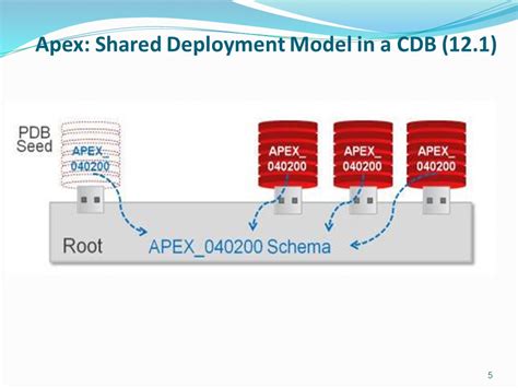 oracle apex deployment models in a multitenant database ahmed
