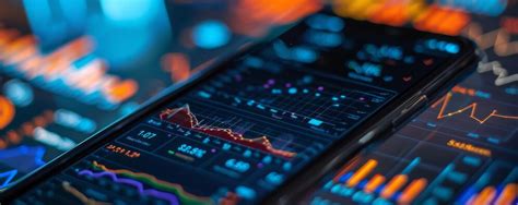 Business Intelligence On The Go Smartphone Displaying Realtime Sales Dashboard And Performance