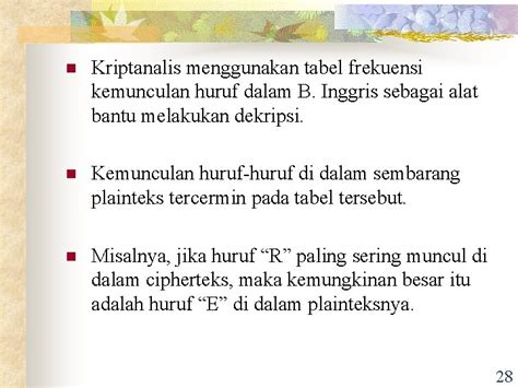 Algoritma Kriptografi Klasik Bagian 2 1 Jenisjenis Cipher