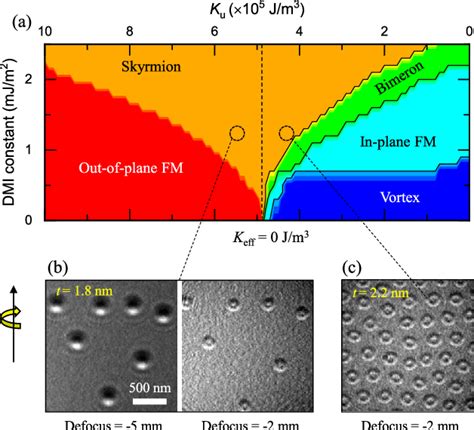 A Phase Diagram Of The Dependence Of The Magnetic Domain Download Scientific Diagram