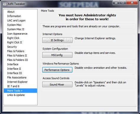 Portable XdN Tweaker Download Softpedia