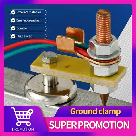 자기 용접 고정 접지 클램프 용접 자석 머리 강력한 자기 용접 지원 판금 수리 기계 배선 클립 Aliexpress