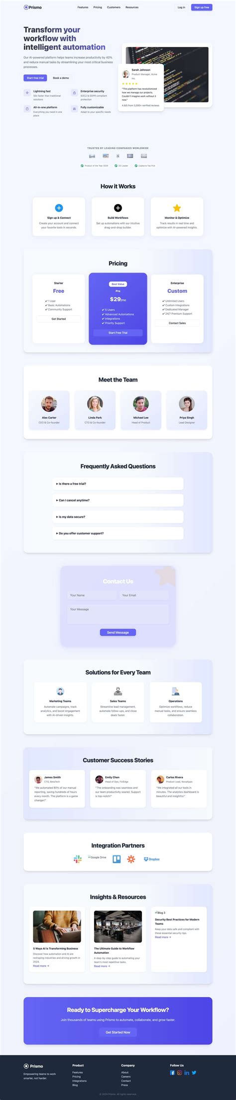 Boltweb Create High Converting Landing Page With Ai