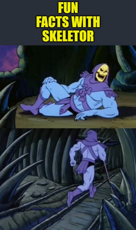 fun facts with skeletor meme generator