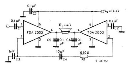 TDA Amplifier Circuits