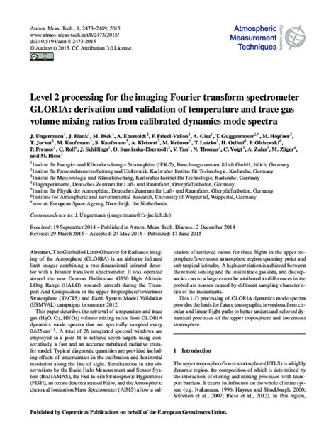 Level 2 Processing For The Imaging Fourier Transform Spectrometer