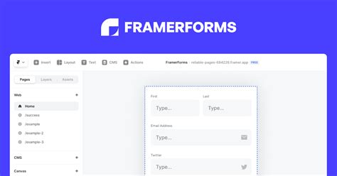 framerforms custom forms in framer