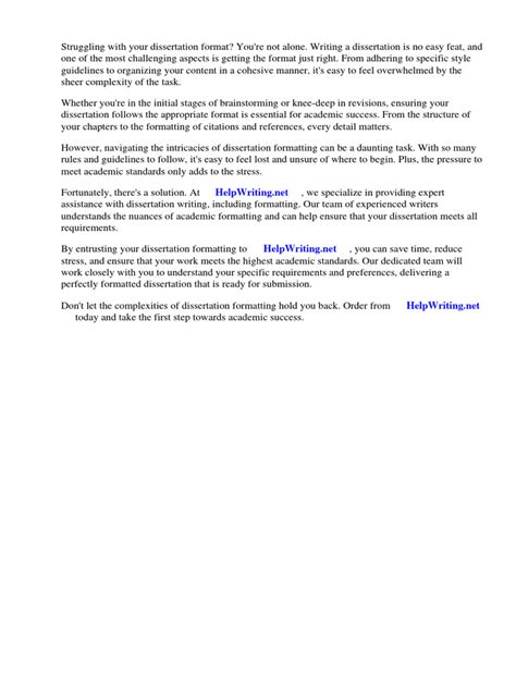 Dissertation Format Pdf Thesis Qualitative Research