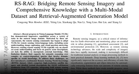 Paper page - RS-RAG: Bridging Remote Sensing Imagery and Comprehensive Knowledge with a Multi ...