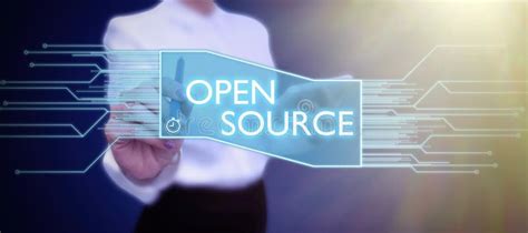 Inspiration Showing Sign Open Source Business Concept Denoting Software Which Original Source