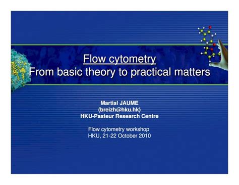 Pdf Flow Cytometry From Basic Theory To Practical Matters · Flow Cytometry From Basic Theory