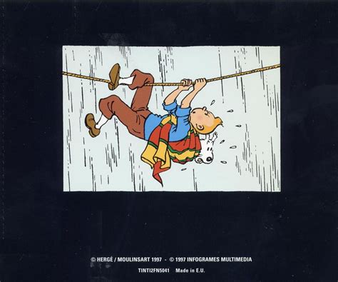 The Adventures Of Tintin Prisoners Of The Sun 1997 Windows Box Cover