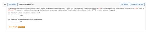 Solved 13 10 Points Serpse 10 294op021 My Notes Ask