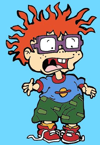 How To Draw Chuckie From The Rugrats With Easy Step By Step Drawing
