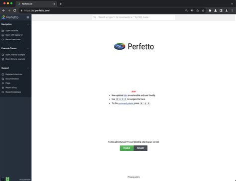 Perfetto Ui — Dftracer 1015 Documentation