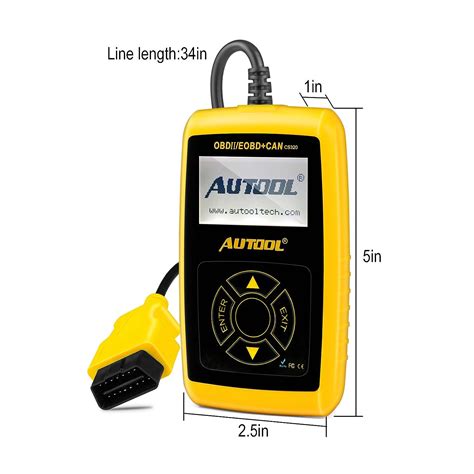 diagnostic test and measurement tools autool universal obd ii scanner