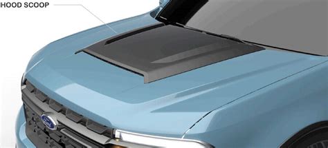 Fits 22-25 Ford Maverick Air Design Custom Style Hood Scoop Satin Black FO35D01 | eBay