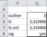Grubbs Test Real Statistics Using Excel