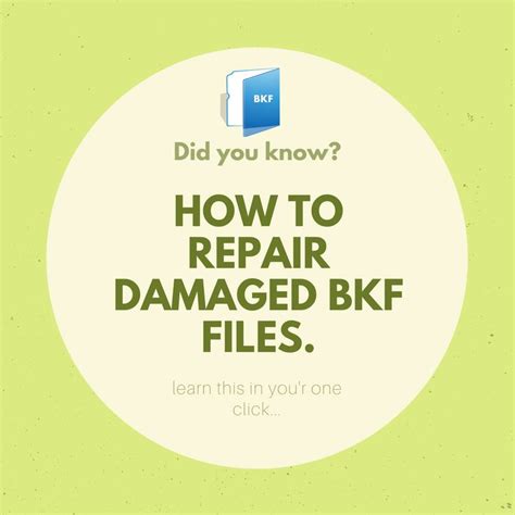 Perfect Solution To Repair Damaged BKF Files Created By Windows NTBackup Symantec Backup Exec