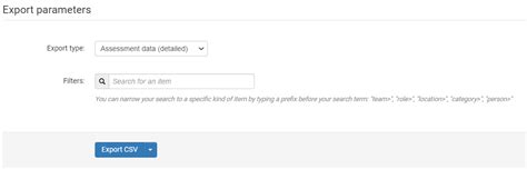Assessment Data Detailed Skills Base Support
