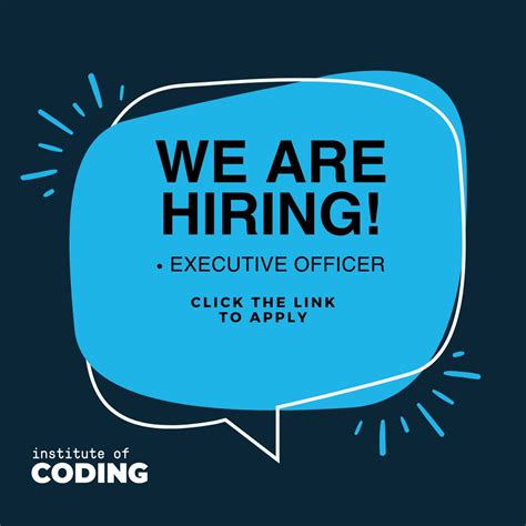 institute of coding on linkedin we re hiring our team is expanding and we re on the lookout
