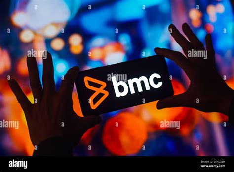In This Photo Illustration The Bmc Software Logo Is Displayed On A