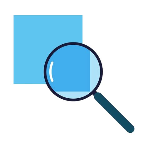 Premium Vector Image Of A Magnifying Glass In A Flat Style Vector