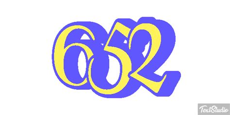652 Number Animated  Logo Designs
