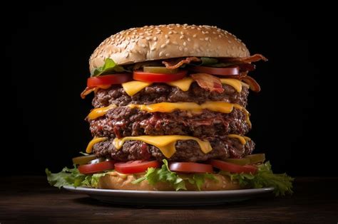 Premium Photo | Hamburger Jubilant Jamboree