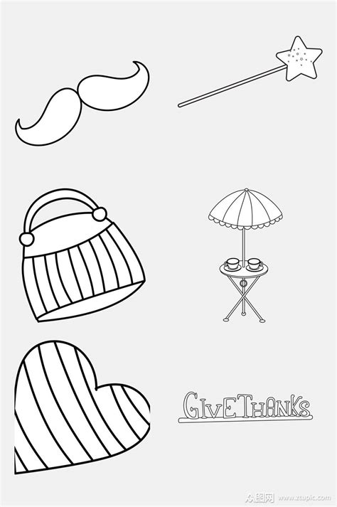 包卡通简笔画 简单 大山谷图库