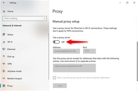 How To Configure Proxy Server Settings In Windows 10 Digital Citizen