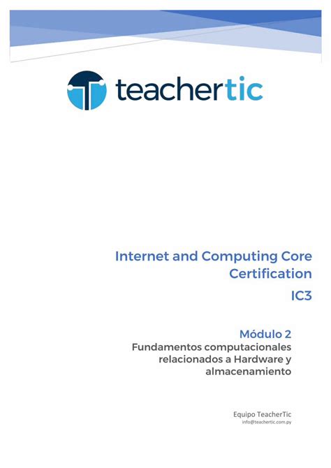 Pdf Fundamentos Computacionales Hardware Y Almacenamiento Dokumen Tips