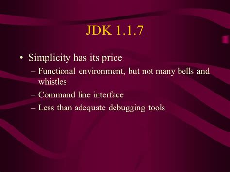 Introduction To The Jdk Java For Computational Finance Ppt Download