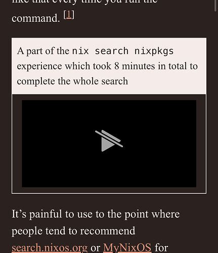 Speeding Up NixOS Package Search On The Terminal Links NixOS Discourse