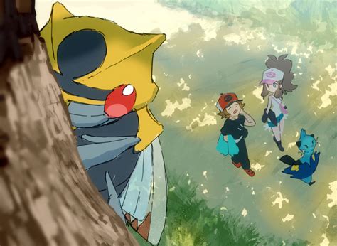 Nyagiratwist Dewott Hilbert Pokemon Hilda Pokemon Ninjask Nintendo Pokemon Pokemon Bw