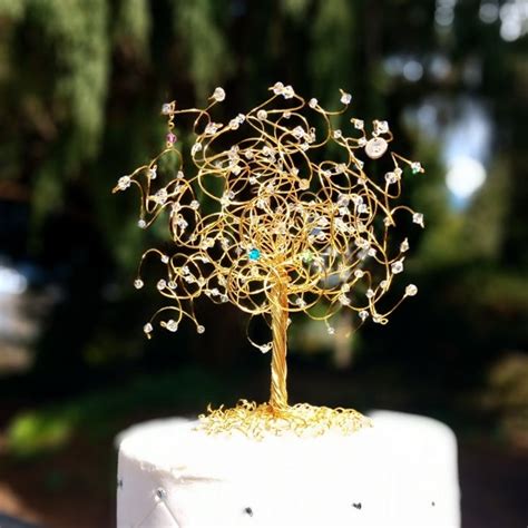 Tree Cake Topper Etsy Uk