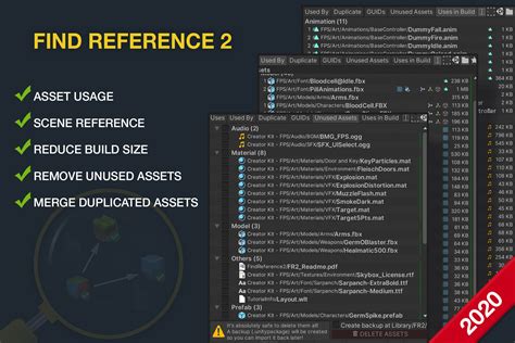 Find Reference 2 Utilities Tools Unity Asset Store